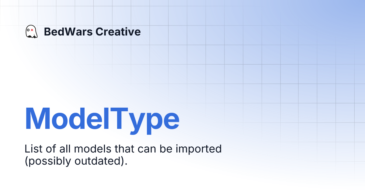 Modeltype Bedwars Creative